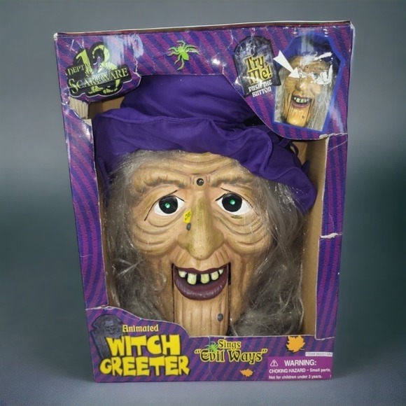 Gemmy | Holiday | Vintage Gemmy Animated Singing Witch Greeter ...
